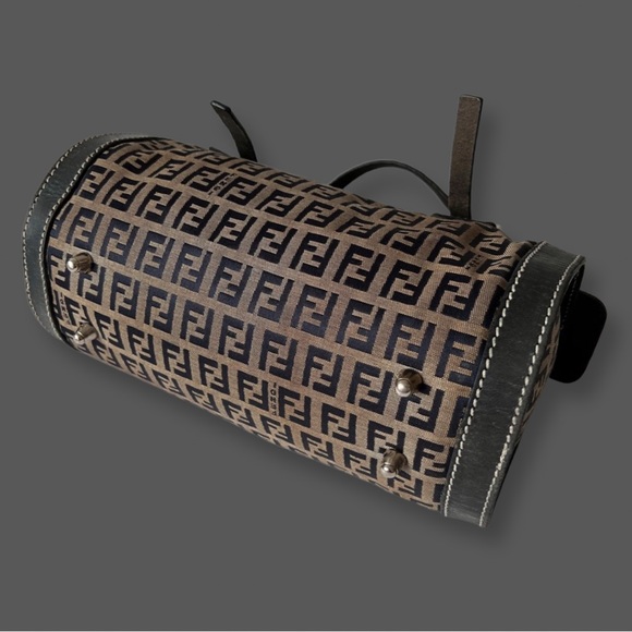 Fendi | Bags | Fendi Authentic Vintage Zucchino Cylindrical Bag | Poshmark